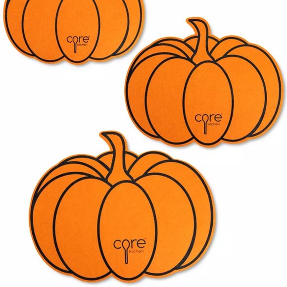 Kitchen | Nwt Core Home 3pc Pumpkin Cookware Protectors Set | Poshmark